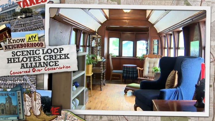 All aboard! Two Scenic Loop homes boast peculiar treasures