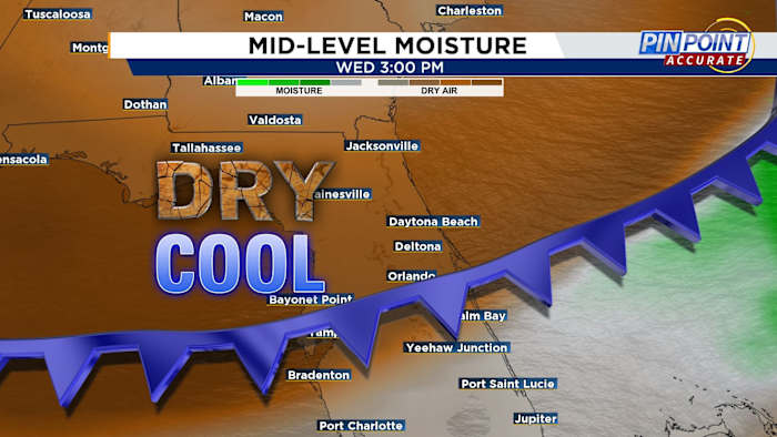 Cold front coming to Central Florida. Here’s the timing