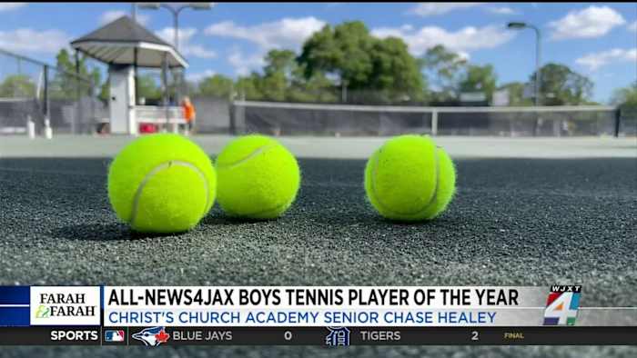 All-News4JAX boys tennis: Christ's Church Academy star Chase Healey leads the team
