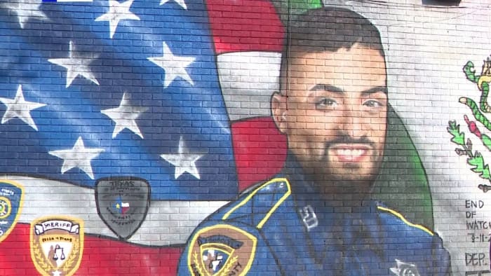 New mural in East End honoring fallen Harris County deputy Fernando ...