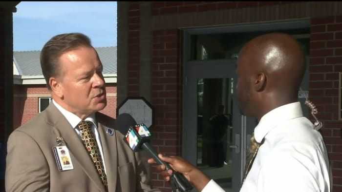 Clay County superintendent on first day of school