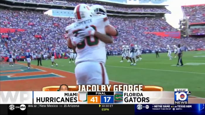 Here is how Canes beat Gators at The Swamp