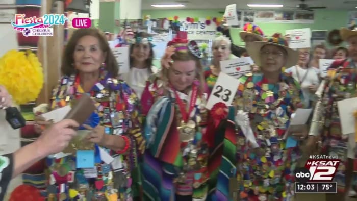 Woman wins Fiesta medal contest with collection of more than 700