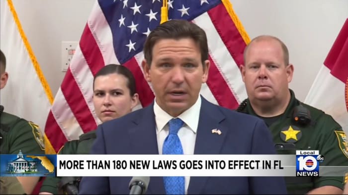 Nearly 200 new laws go into effect in Florida on July 1st