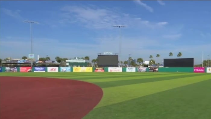 City leaders celebrate groundbreaking for Jackie Robinson Ballpark renovations