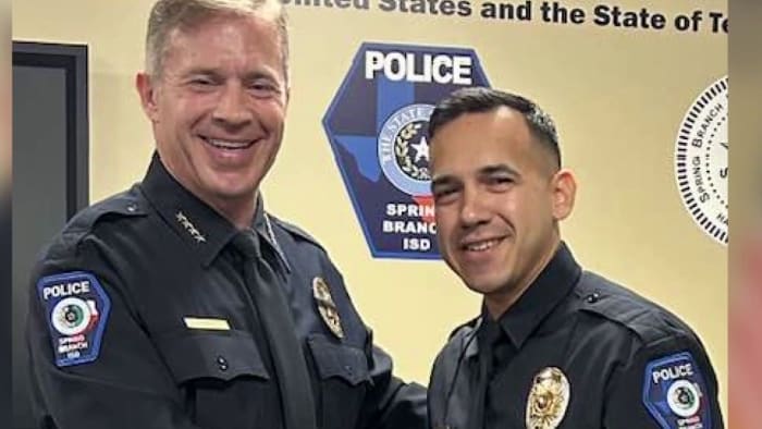 Heroic Spring Branch ISD police officer saves baby from choking