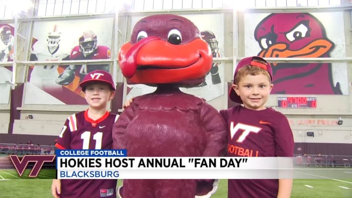 Hokies “Fan Day” brings out those of all ages