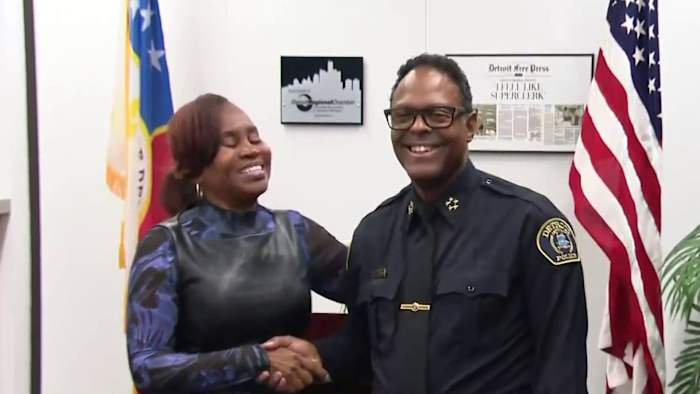‘You’re looking at your long-term chief’: Todd Bettison sworn in as Detroit’s interim police chief