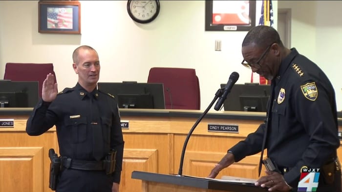New chief of Duval County School Police sworn in alongside newest ...