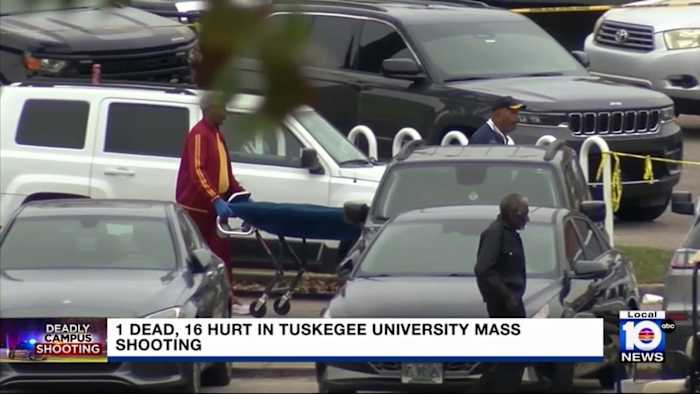 1 killed, 16 injured in mass shooting at Tuskegee University in Alabama 1 killed, 16 injured in mass shooting at Tuskegee University in Alabama