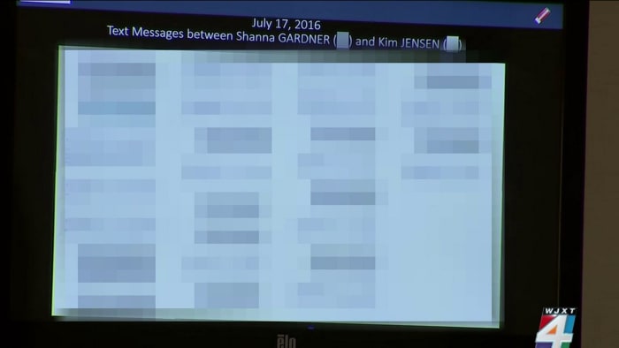 Text messages appear to show Shanna Gardner was looking for someone to ...