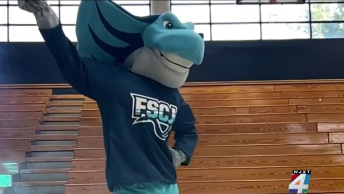 ‘It’s been a long time coming’: FSCJ unveils new Manta Ray mascot
