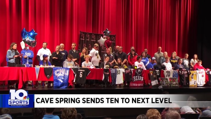 Cave Spring sends ten to next level