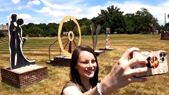 Previewing local spots for Blue Ridge Games scavenger hunt