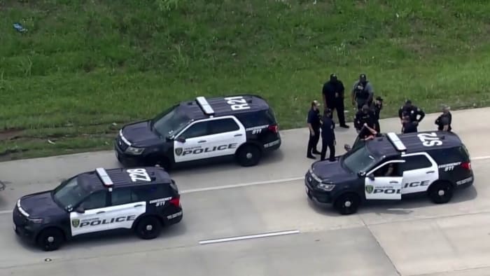 Two vehicles struck by bullets in road rage shooting near South Freeway