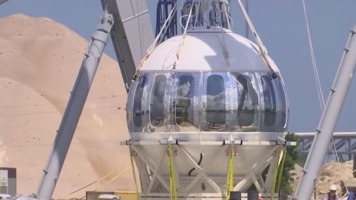 Up close with the Space Balloon: Company shows off capsule after latest ...