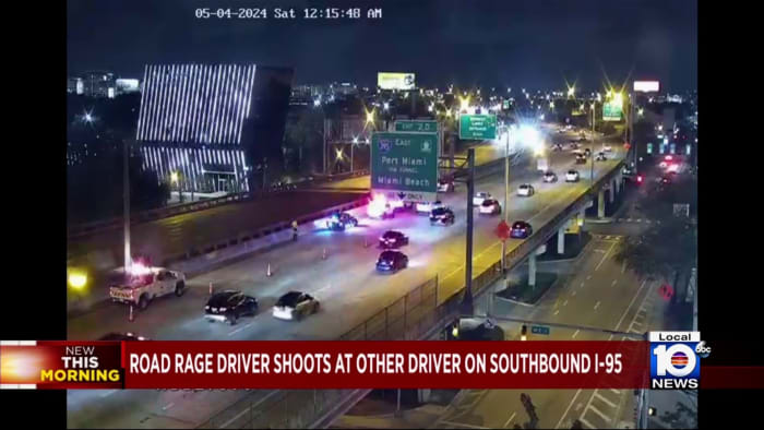 Road rage shooting injures driver in Miami-Dade
