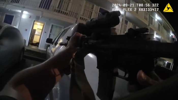 Bodycam video shows man with knife fatally shot while running at Orange ...