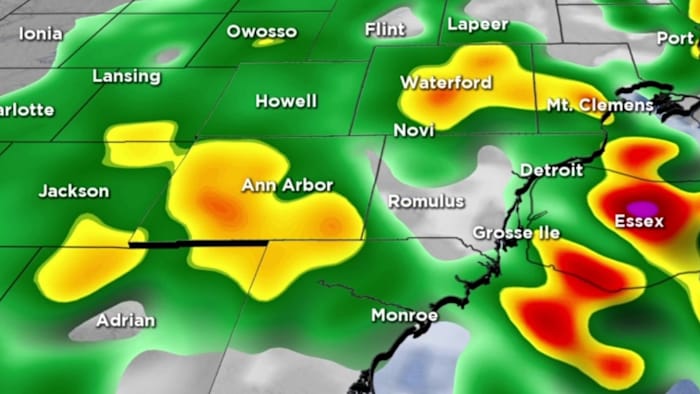 List of active weather alerts as storms move through Southeast Michigan
