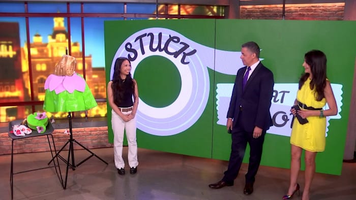 Stuck at Prom: Harlan HS student designs Duck Tape prom dress