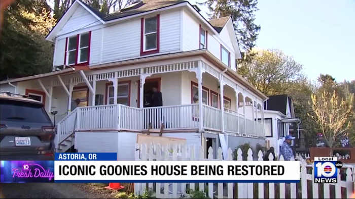 Iconic 'Goonies' house being restored