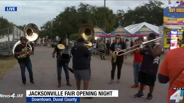 Jacksonville Fair opening night officially underway