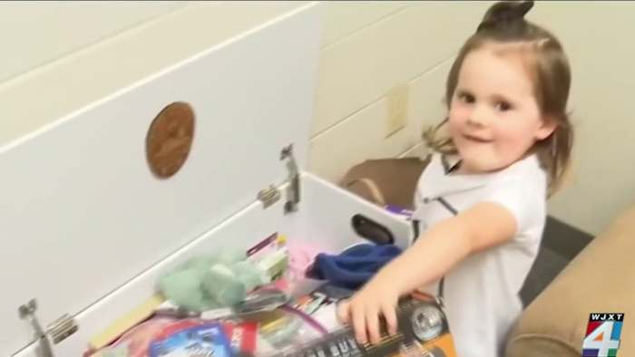 Jared Bridegan's daughter delivers 'Bexley Boxes'