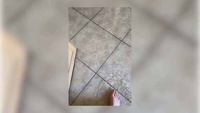 Video showing water damage in Bradley Byrd's home