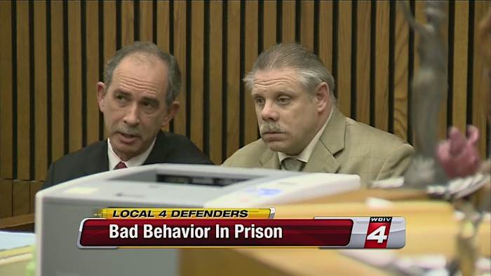 Joe Gentz behaving badly behind bars