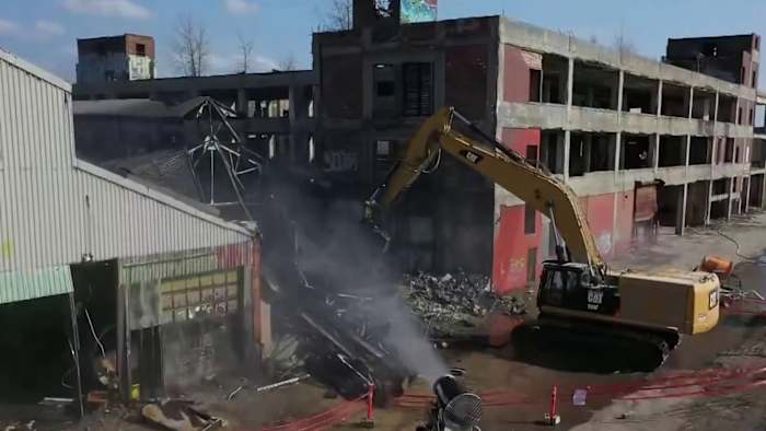 New phase in Packard Plant demolition signals new beginning for ...