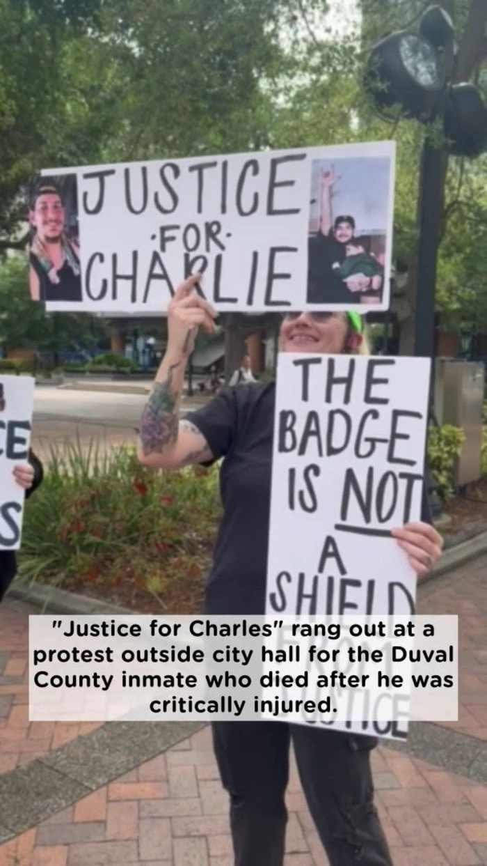 People gather at Jacksonville City Hall to protest death of Duval ...