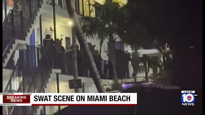 SWAT scene spotted in Miami Beach