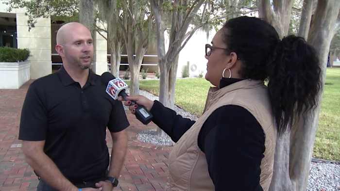 Drive-thru food giveaway in Daytona Beach as agencies scramble to prop ...