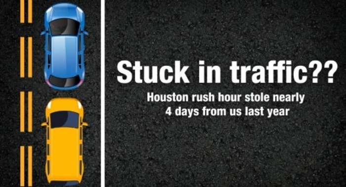 🚗 Houston traffic keeps getting worse. Drivers lost nearly four days ...