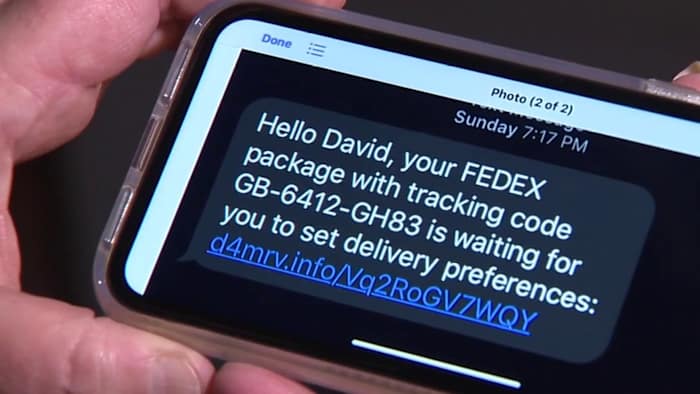fedex gb text