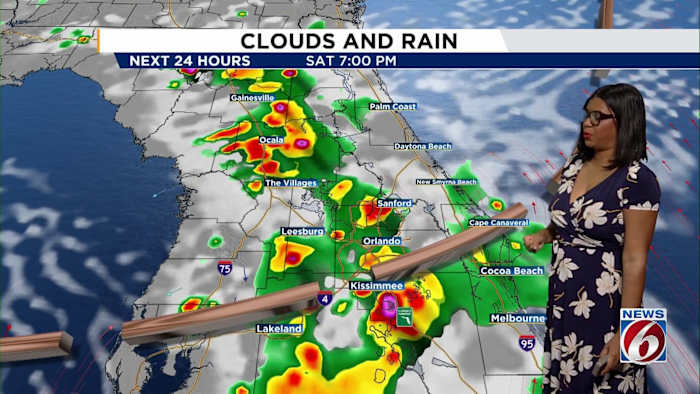 Stormy weekend ahead: Central Florida faces high rain and storm chances