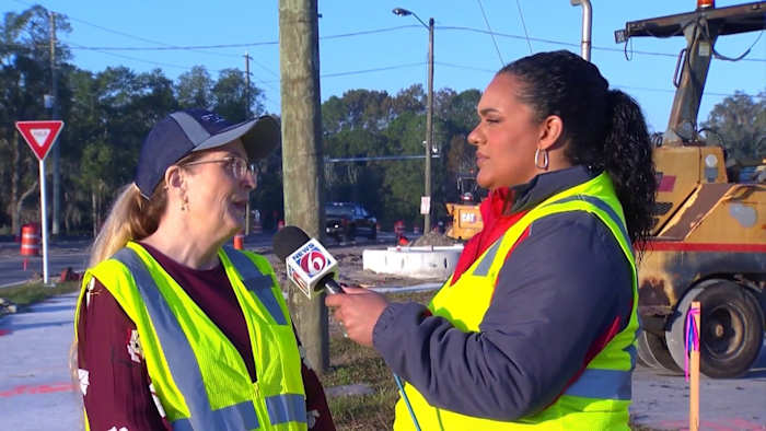 Overnight work opens first phase of new roundabout at busy DeLand ...