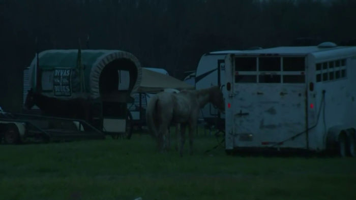 Southwest Trail Riders making their way to Memorial Park Friday