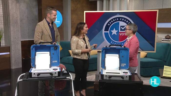 Harris County Elections: A lesson on how to use the new ballot machines ...