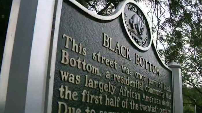 Historic marker pays tribute to Detroits Black Bottom neighborhood