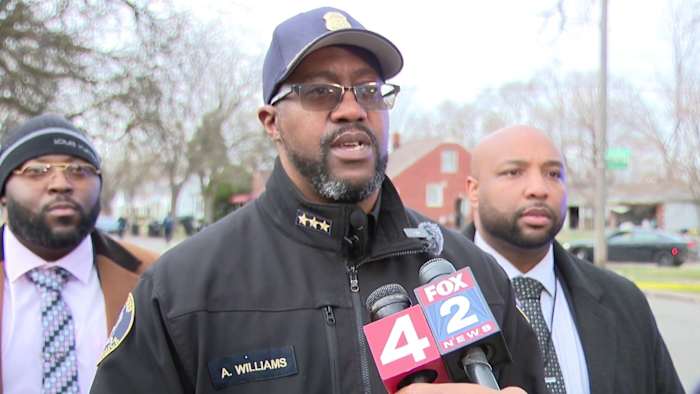 Detroit police Deputy Chief Arnold Williams talks shooting on Detroit's ...