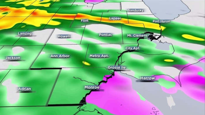 Metro Detroit weather forecast Jan. 5, 2026 -- Noon Update