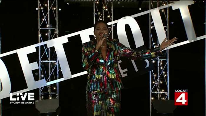 Beth Griffith Manley sings two National Anthems to kick off the Ford ...