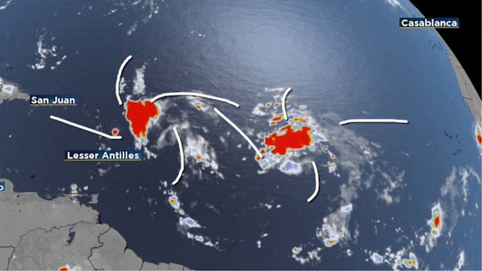 Can 2 storms combine to form a mega-hurricane?
