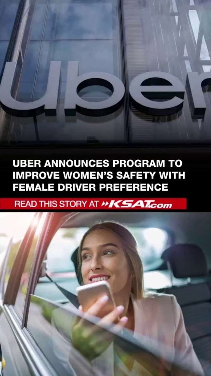 Uber announces program to improve women’s safety with female driver preference