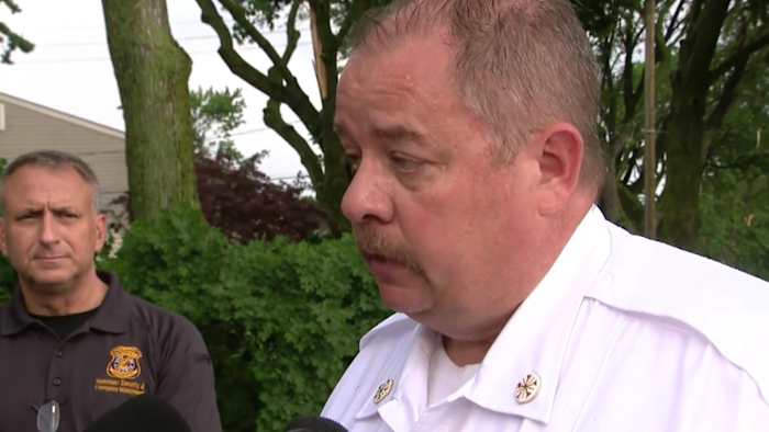 Livonia Fire Chief Robert Johnson, Homeland Security Director Brian ...