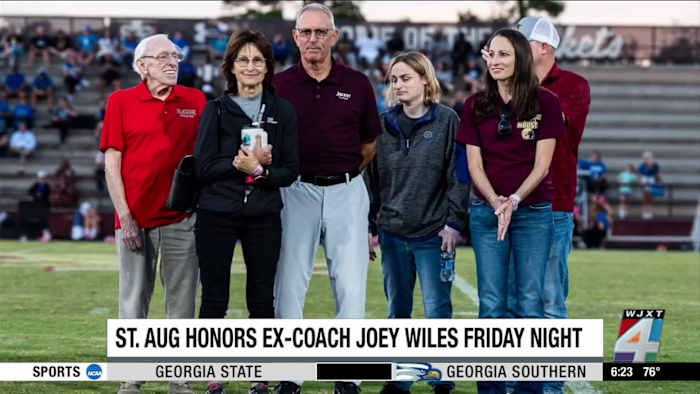 St. Augustine honors former head football coach Joey Wiles before Week ...