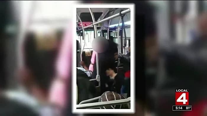 Passenger records DDOT bus brawl