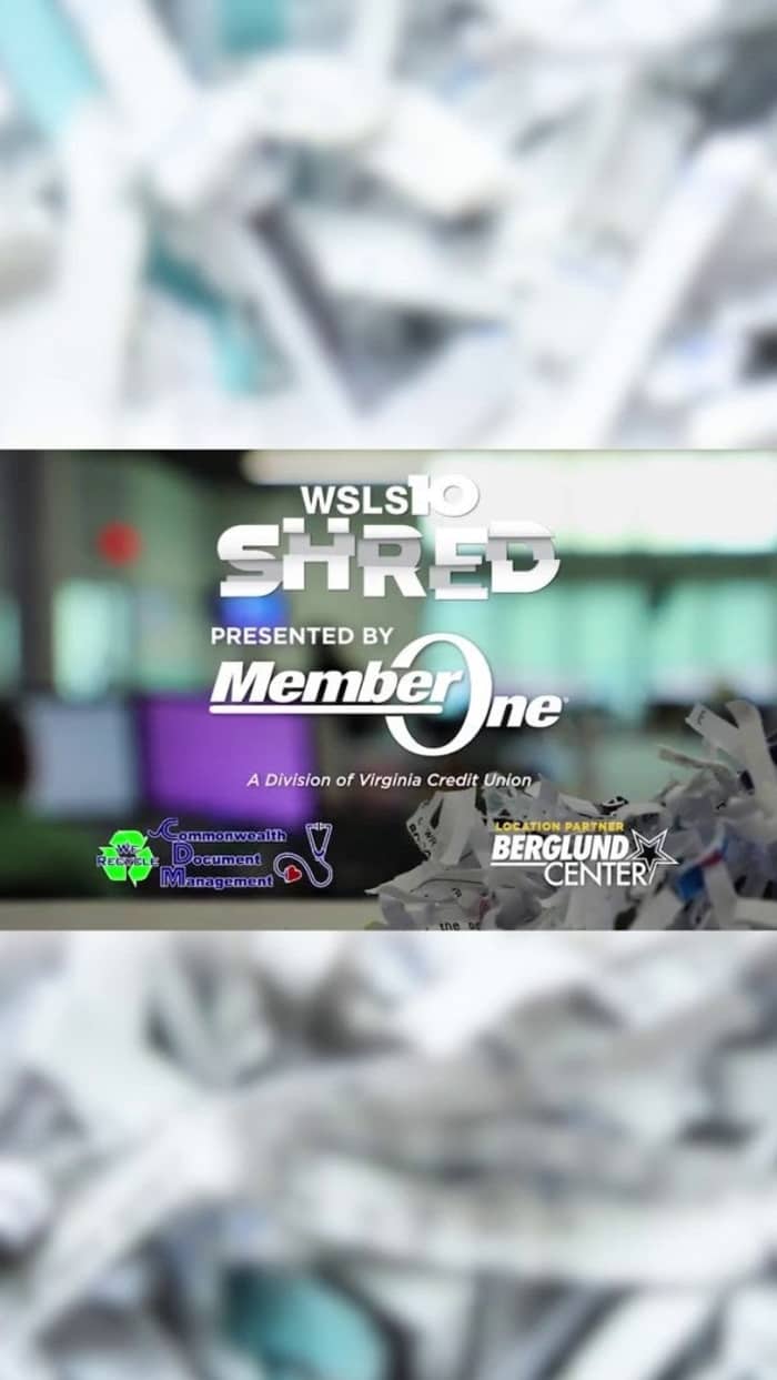 🗑️ Clear the clutter and protect your identity at the WSLS 10 Shred Event!