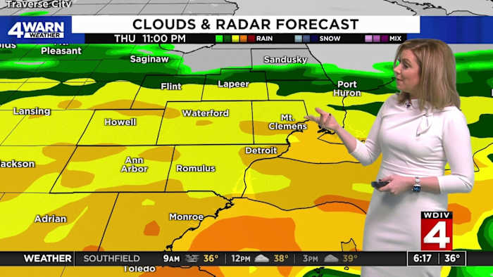 Rainy, foggy weather continues to stick around Thursday in Metro Detroit